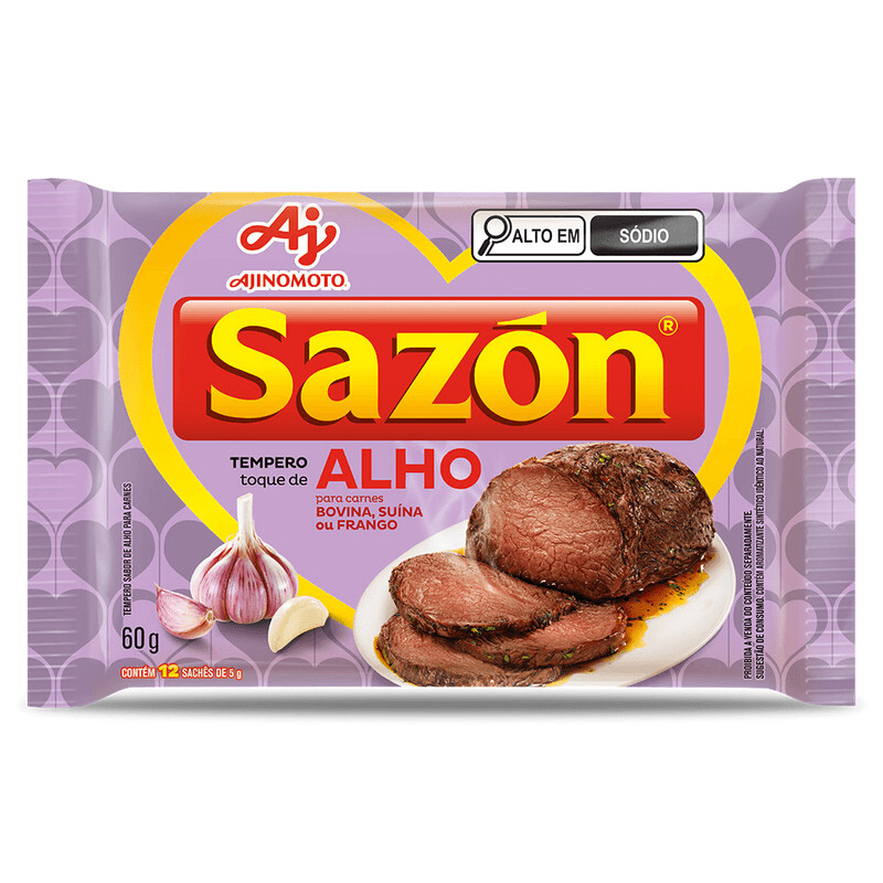 AJINOMOTO SAZON DE ALHO 60 GR