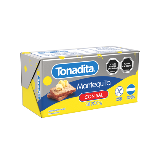 TONADITA BUTTER MANTECA S/ SAL 227 GR 8 OZ