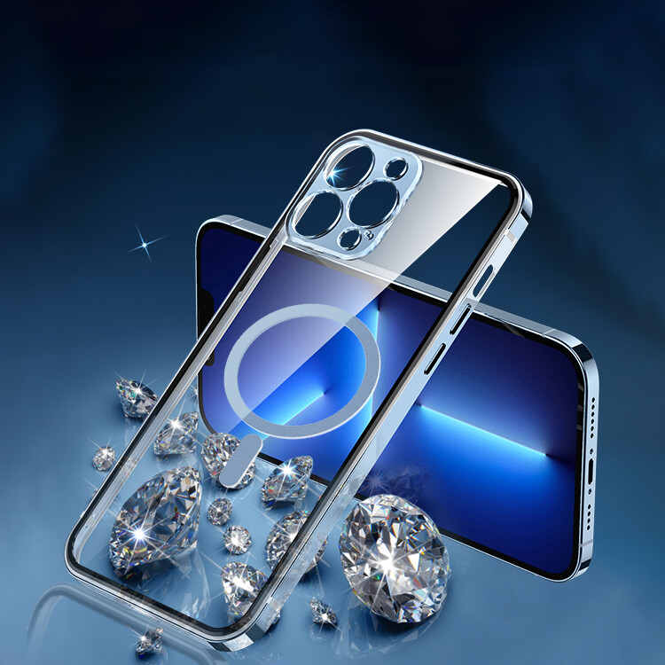 Magnetic MagSafe Stainless Steel or Aluminum Phone Case.