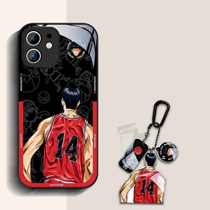Sakuragi Slam Dunk Liquid Glass Drop-proof iPhone Case