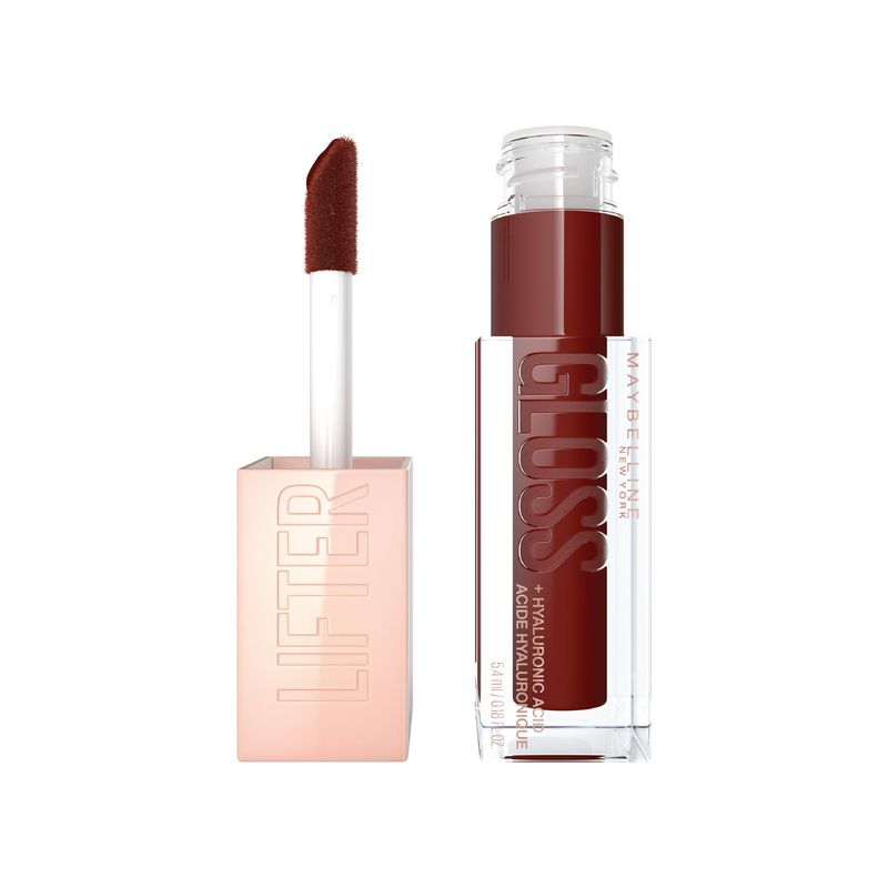 Maybelline - Lifter Gloss Lip Gloss Makeup With Hyaluronic Acid | 28-Maple