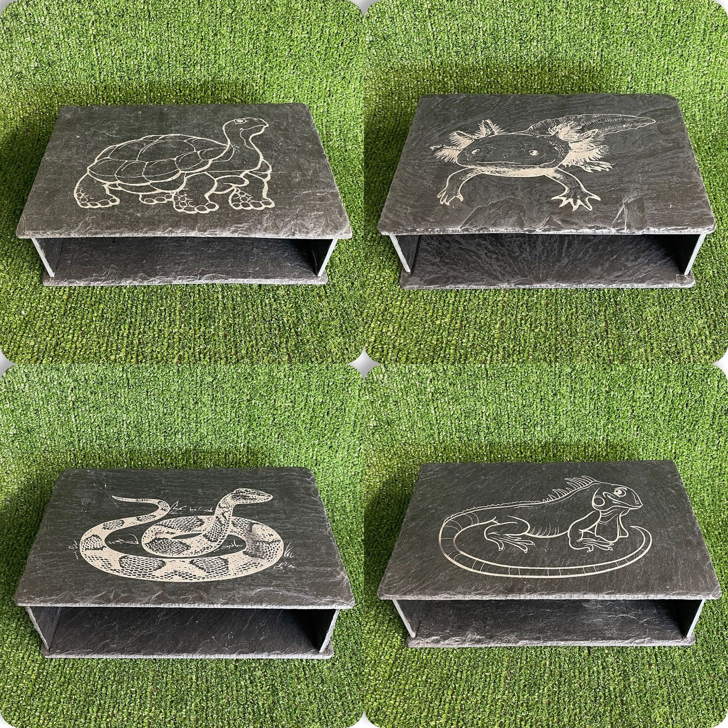 Reptile & Aquatic Slate Caves 30x20x9cm Reptile & Aquatic Slate Caves 30x20x9cm