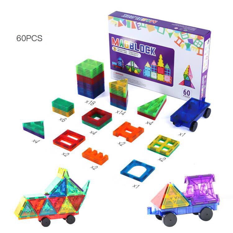 Mag Blocks / Magnetos 60 piezas