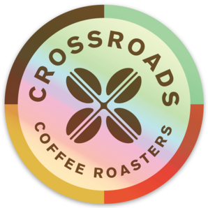 Crossroads Logo Holographic Sticker – SHOP – Crossroads Coffee Roasters