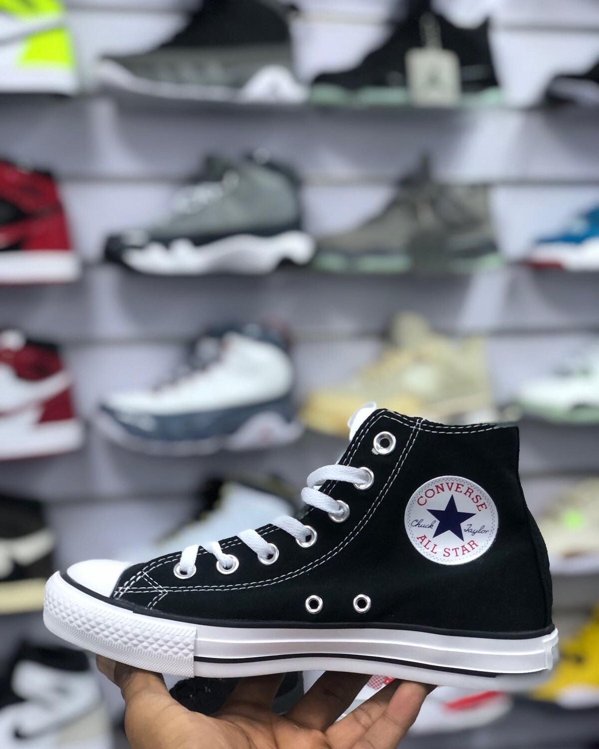 converse black