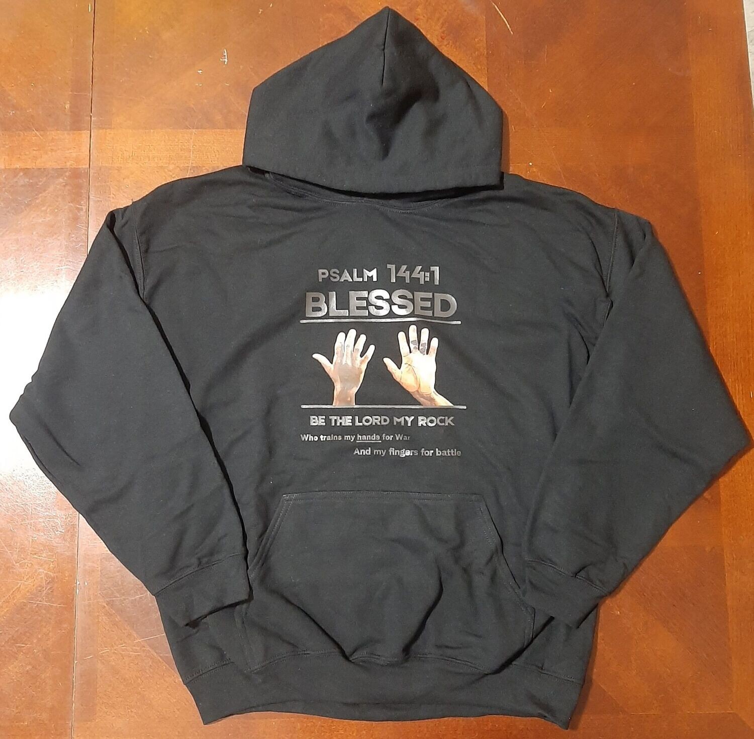 Psalm 144:1 (Aubrey) Hoodie Psalm 144:1 (Aubrey) Hoodie