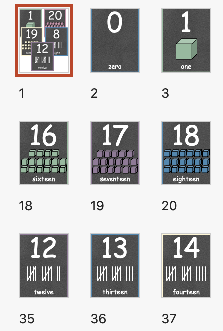 Classroom Decor – Numbers 0-20 – Store – E-Learning4Kids