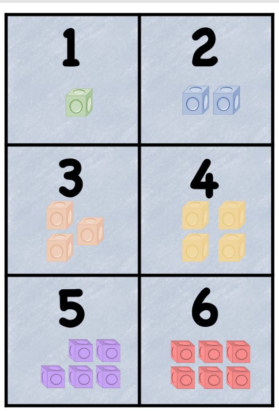 Number cards With Blocks 1-20 – Store – E-Learning4Kids