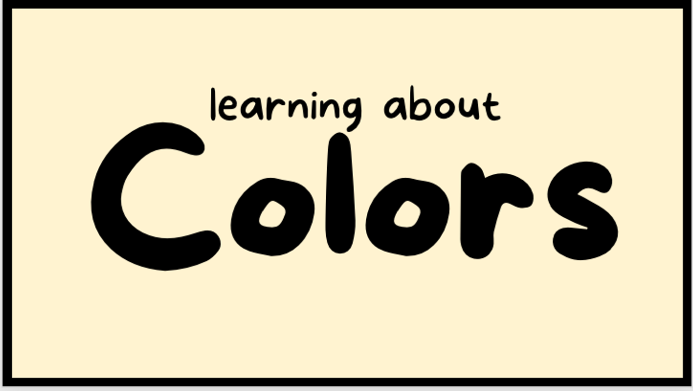 Learn About the Colors – Interactive PowerPoint Lesson for Early ...