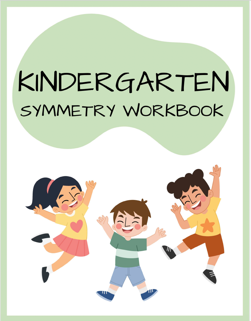 Symmetry Activities for Kindergarten – Printable Symmetry Workbook ...
