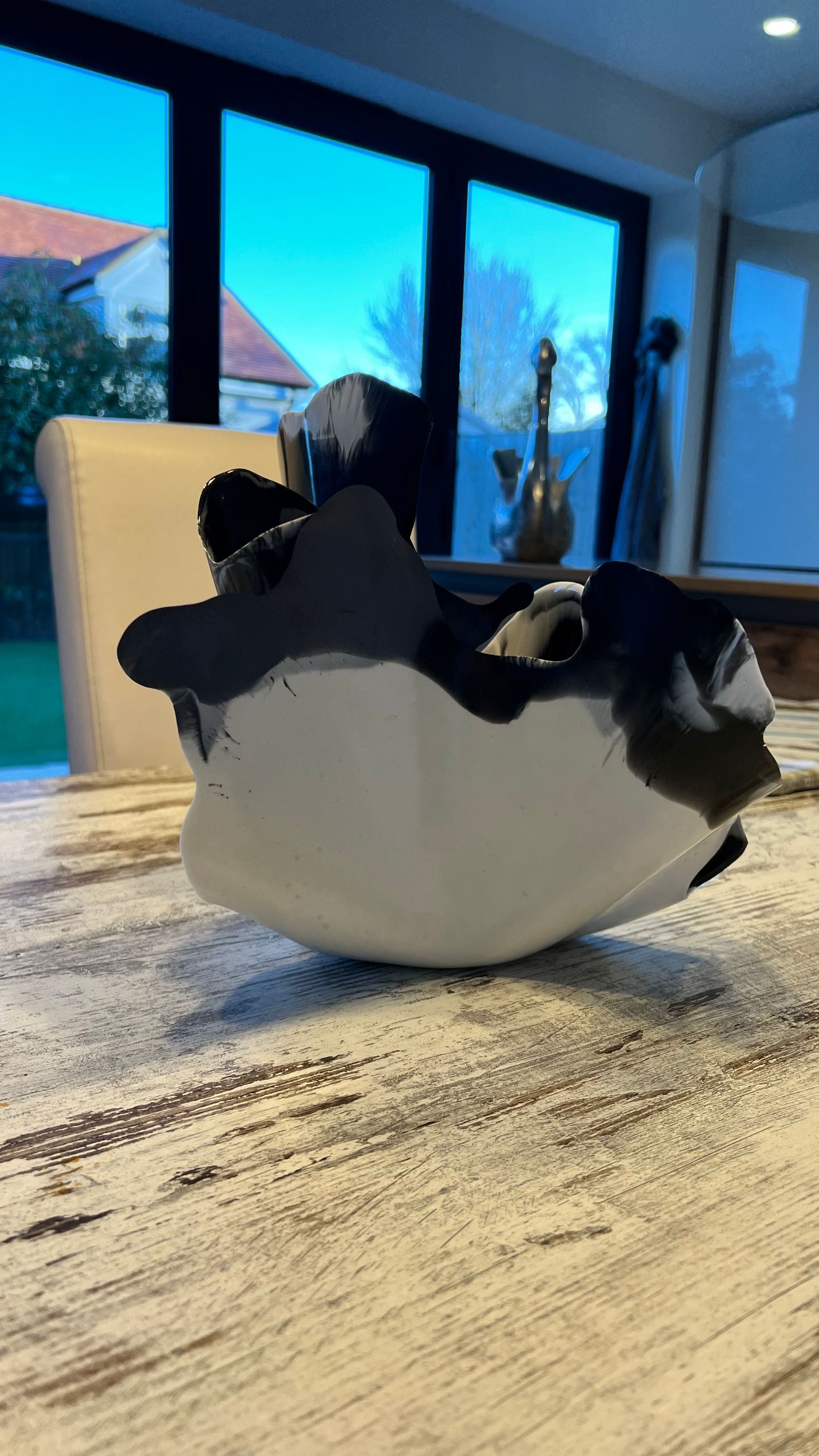 Handmade Resin Sculpture bowls, Candle, fruit or bathroom storage