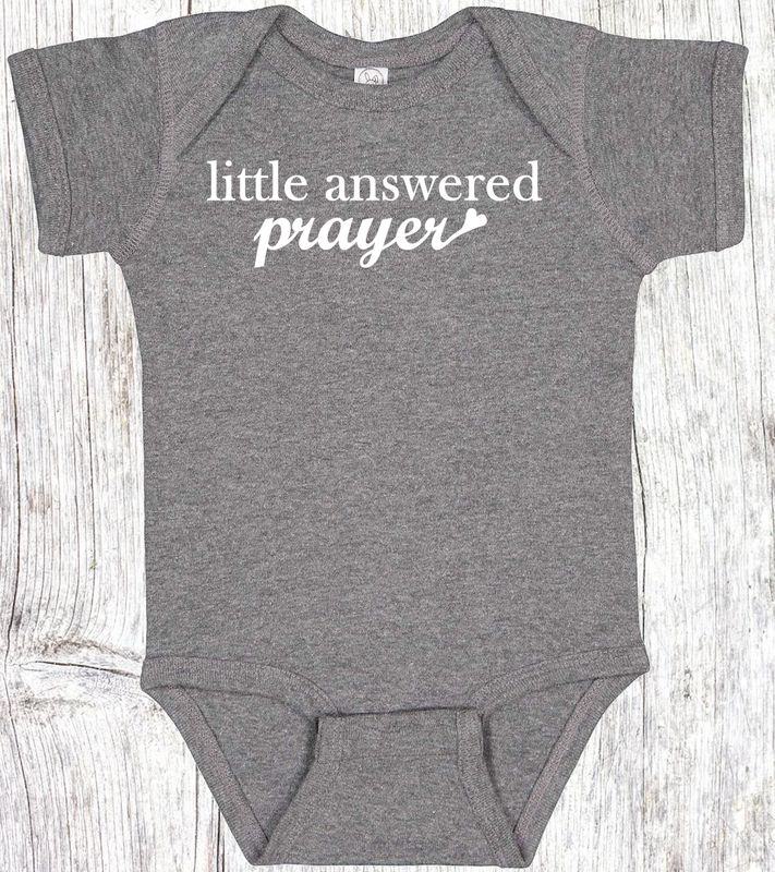 Little Answered Prayer Infant Screen Print Transfer