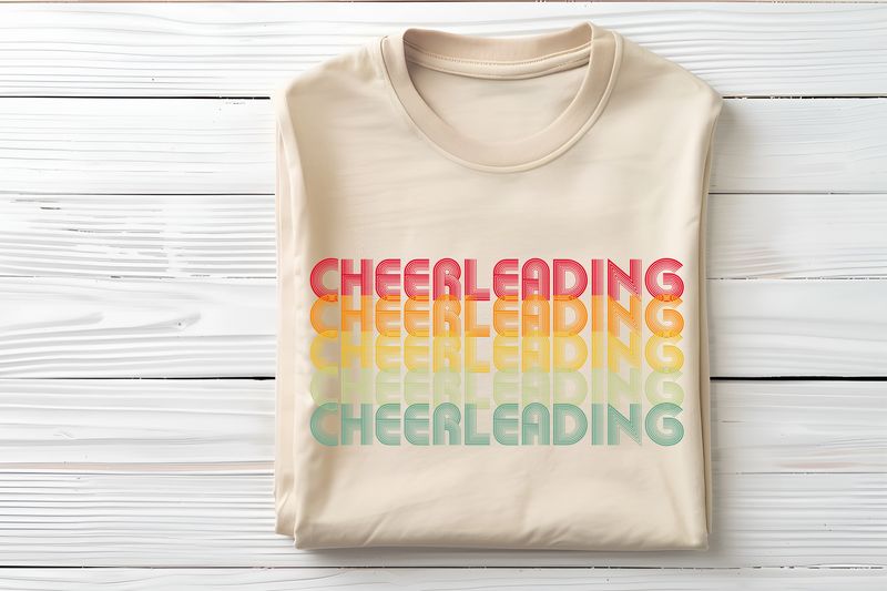 Cheerleading Stacked DTF Print