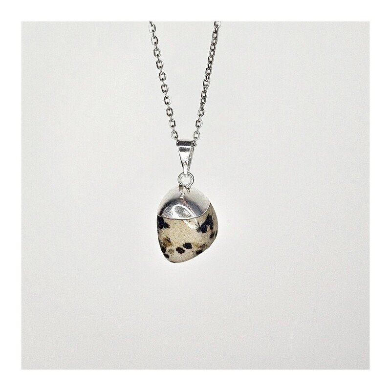 Jaspe dalmata (con cadena)