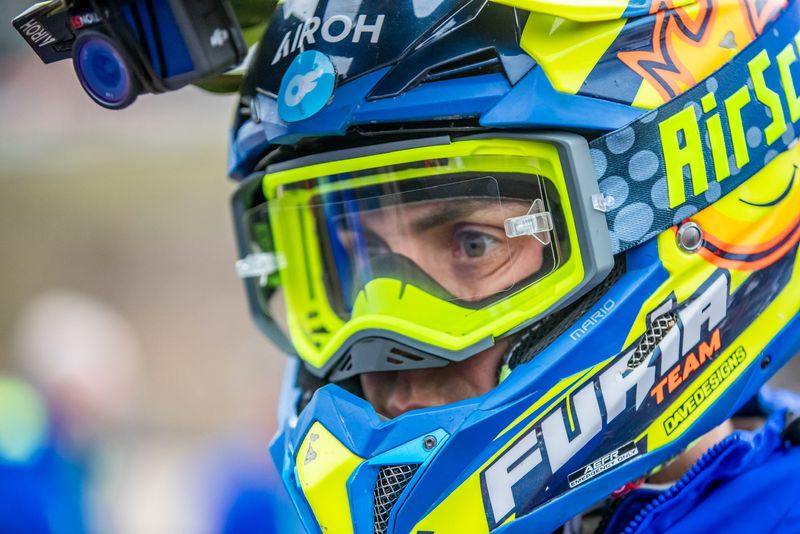 MARIO ROMAN #74 Signature AirScreen AERO EX MR1 goggle with openning lens