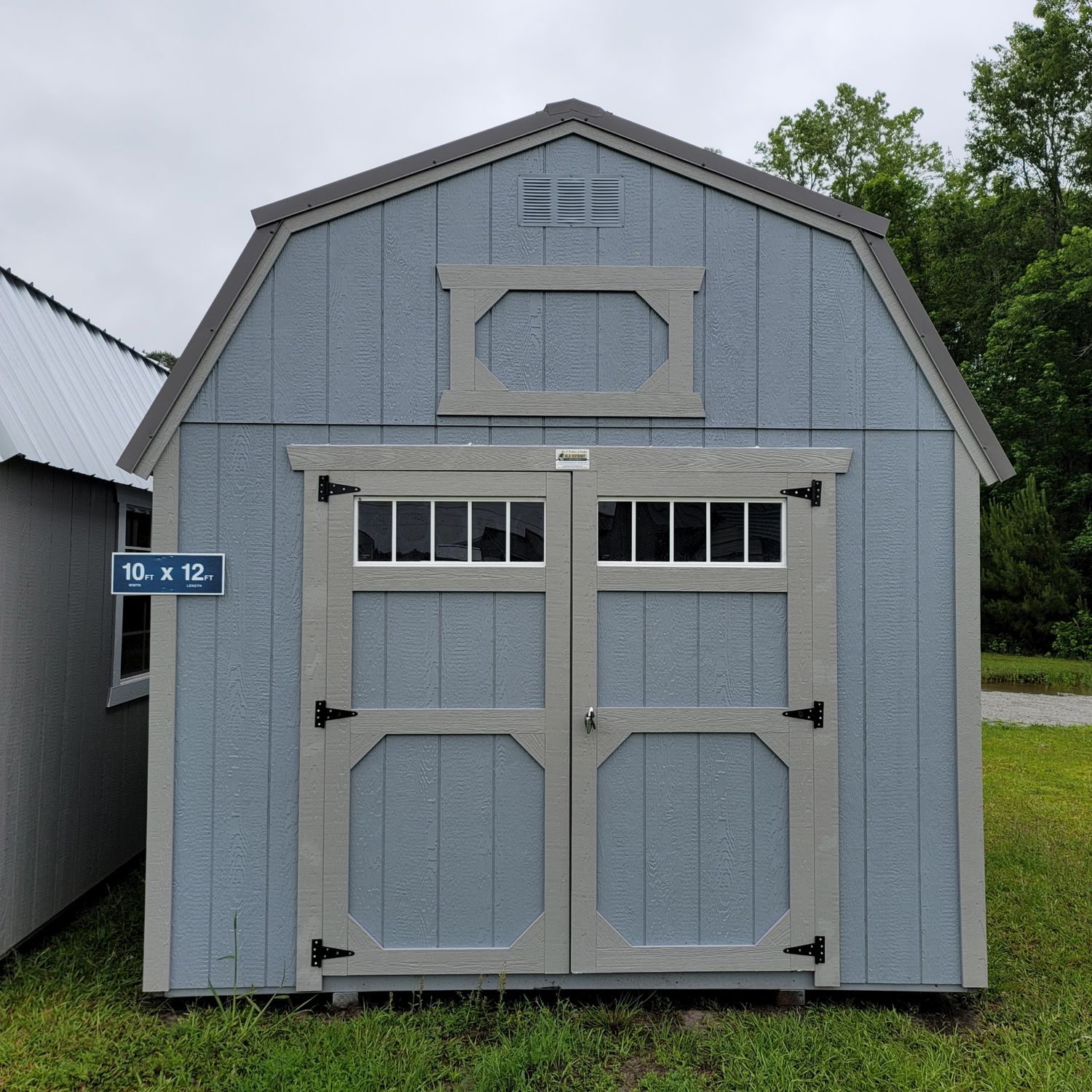 10x12 Lofted Barn-Front Entrance - Sheds & Buildings For Sale Leland NC ...