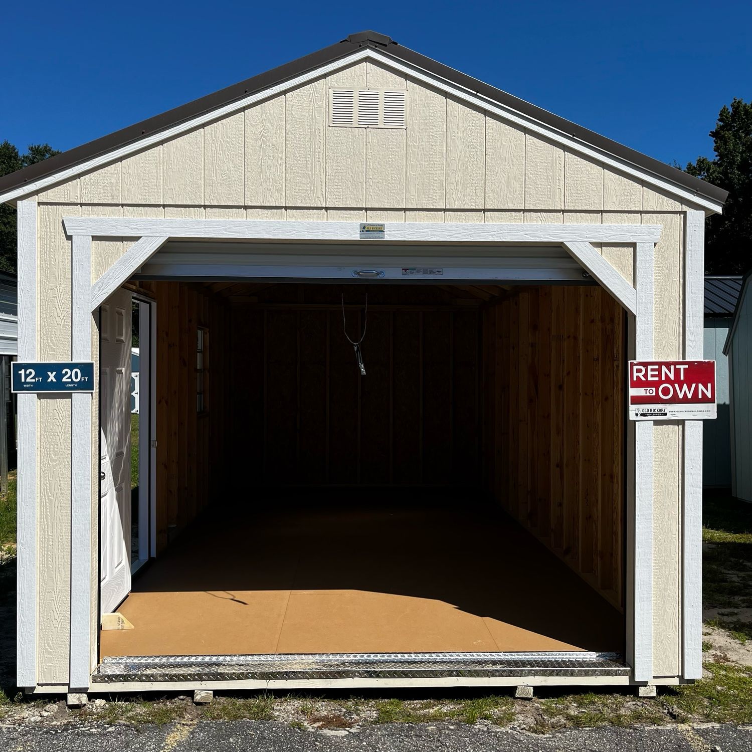 12x20 Utility Shed - Garage Package - Store - Backyard Barns and Beyond ...