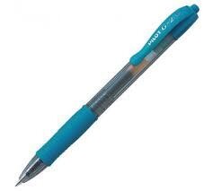 PILOT G2 0.7 LIGHT BLUE PENS