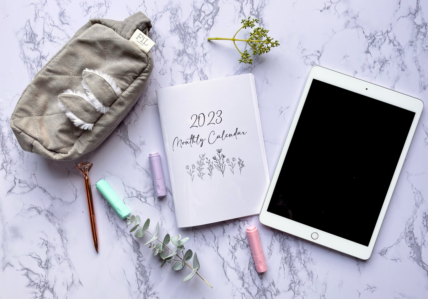 A5 Monthly Calendar Booklet A5 Monthly Calendar Booklet