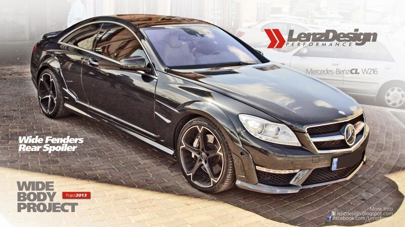 Mercedes-Benz CL63 AMG C216 Lenzdesign Bodykit 2006-2014