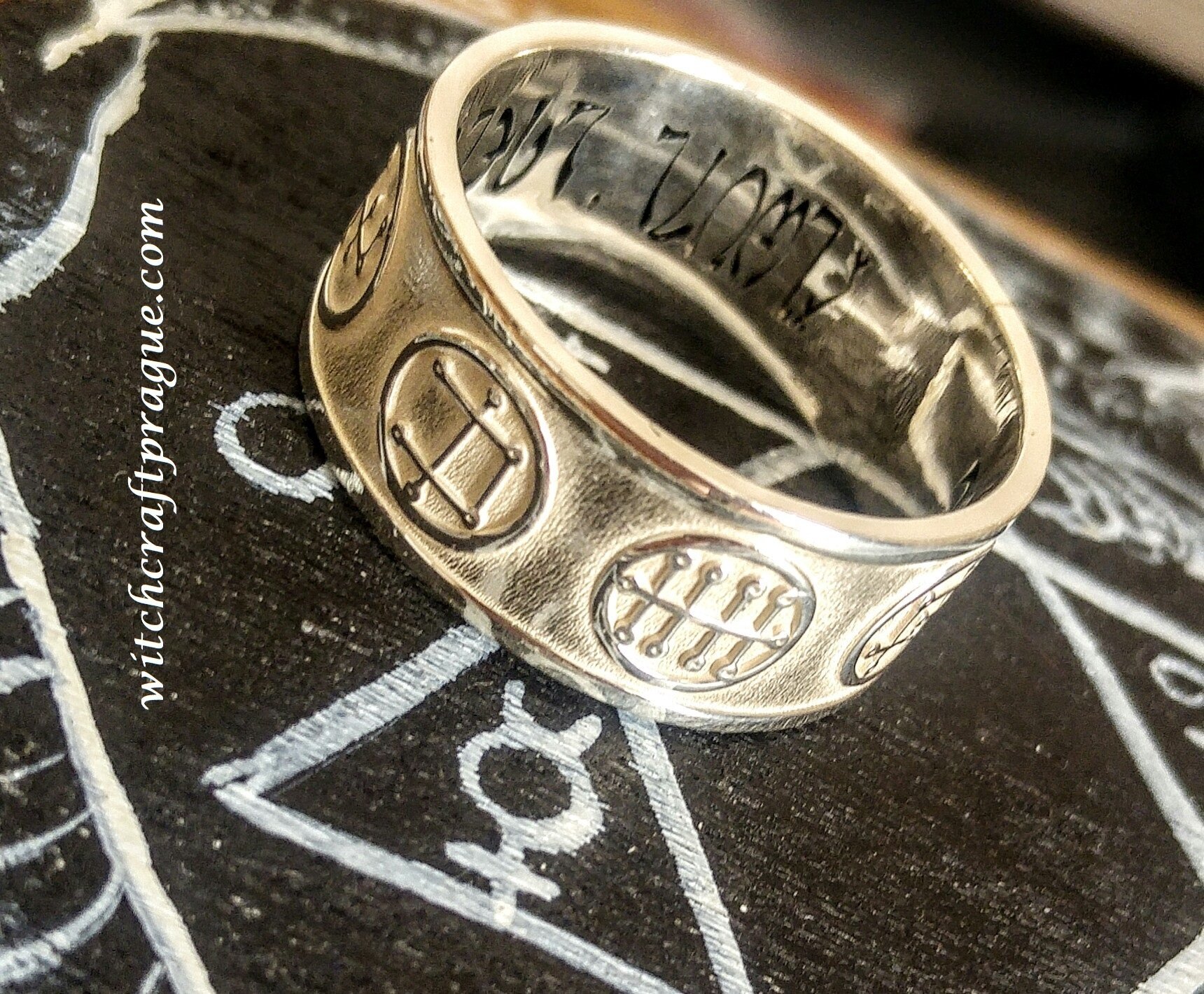 Witchcraft Archangels ring blessing and protection ring