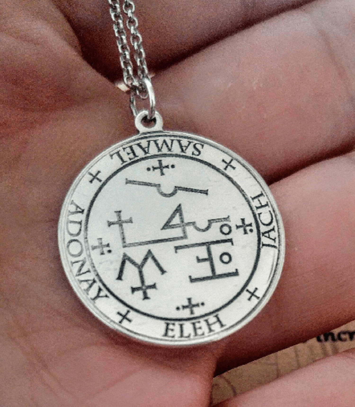 Archangel Samael seal witchcraft amulet