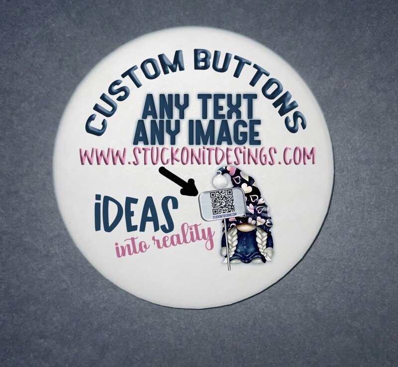 Custom 3" Pin Button Badge
