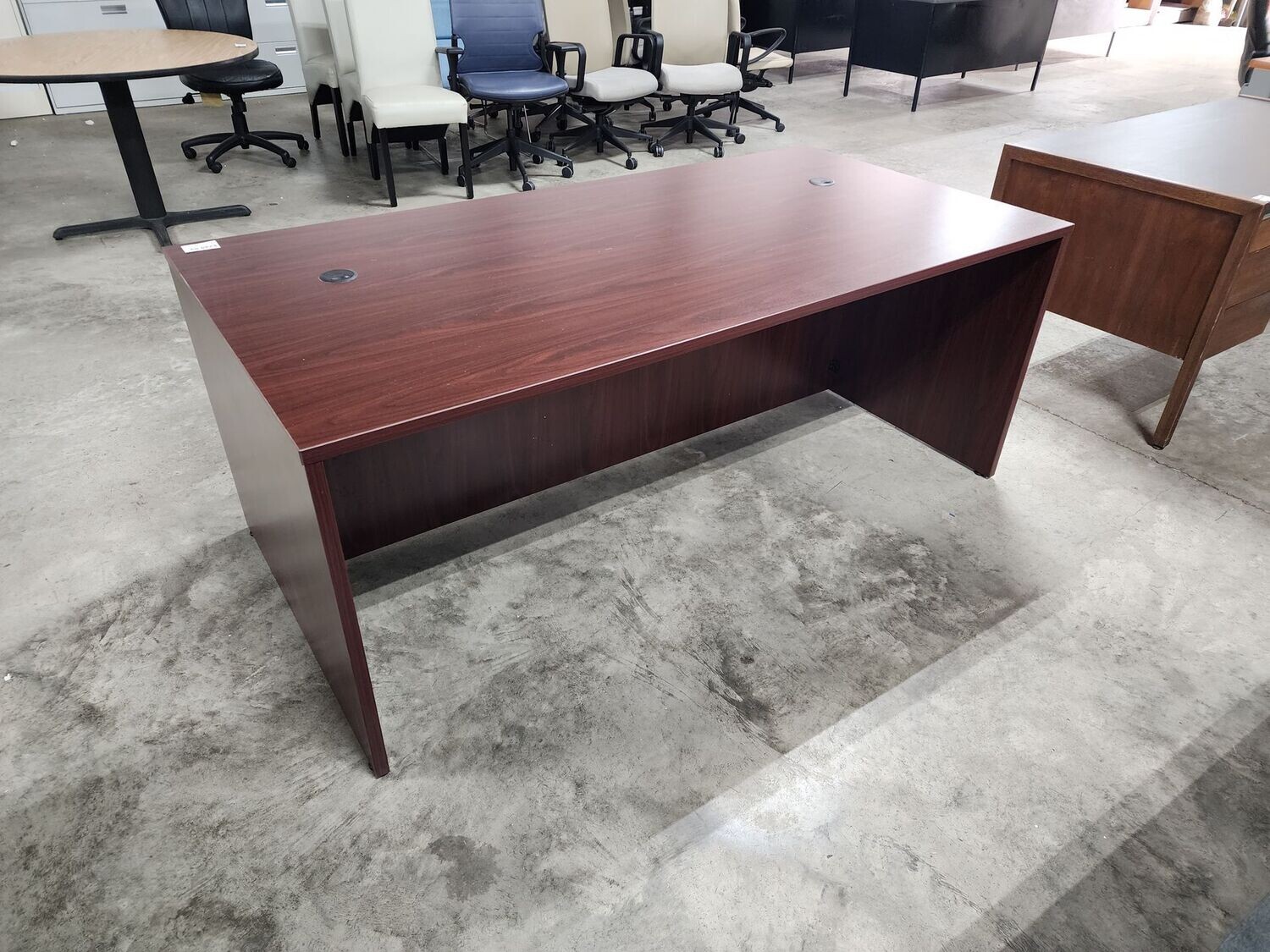 Mahogany 36x72 Desk Shell