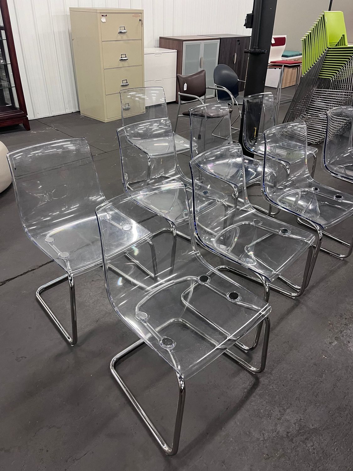 Clear, Non Stacking , Accent Chairs