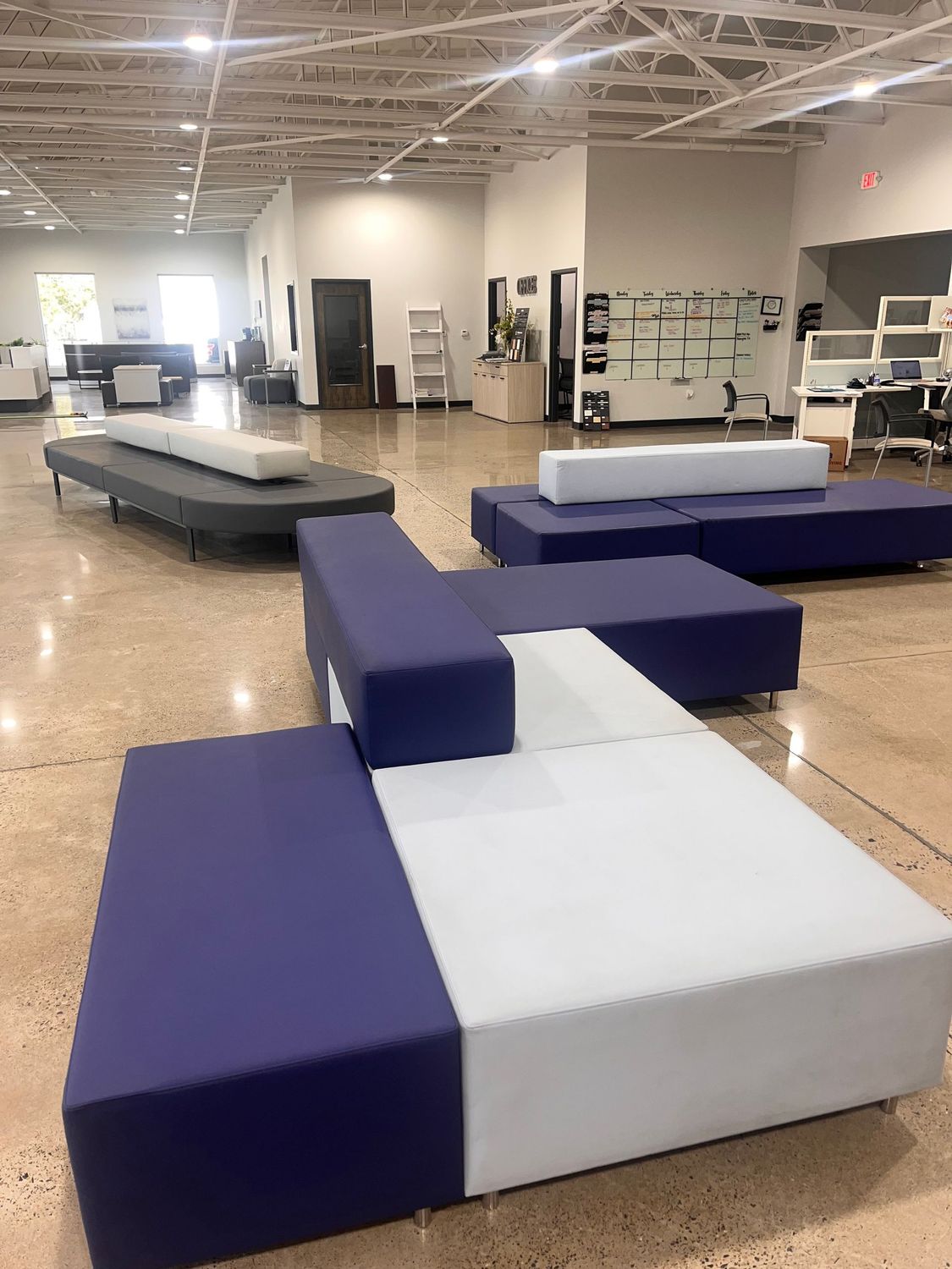 Vinyl Soft Seating Pods - Call for Dimensions