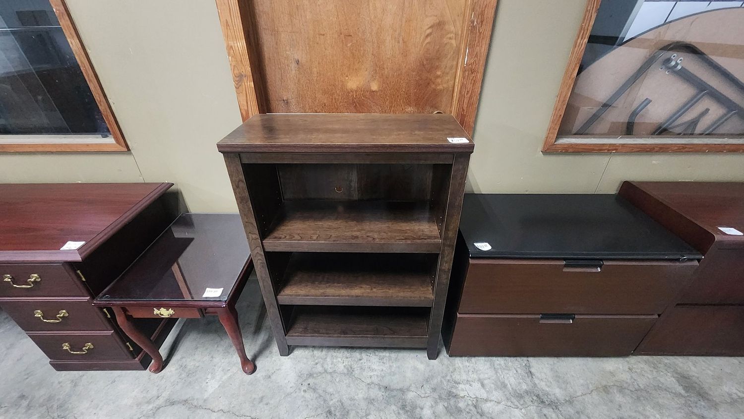 Dark Walnut Bookcase