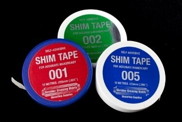 .002" Stainless Steel Self-Adhesive Shim Tape - 10 Meter Roll