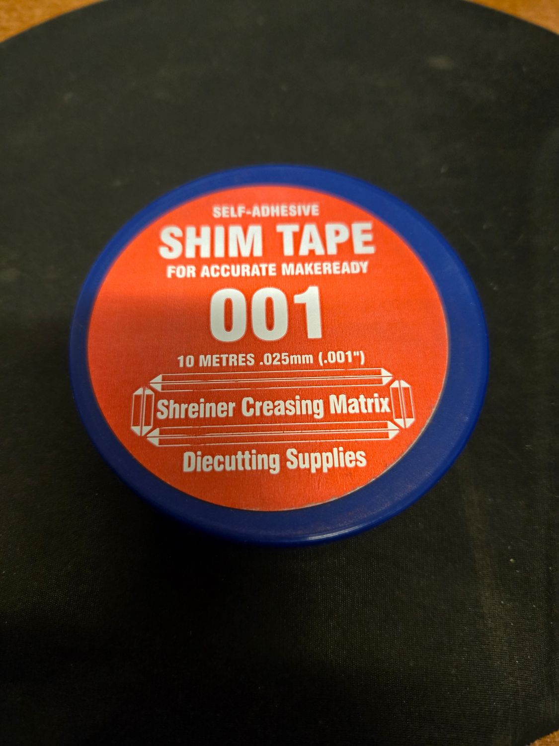 .001" Stainless Steel Self-Adhesive Shim Tape - 10 Meter Roll