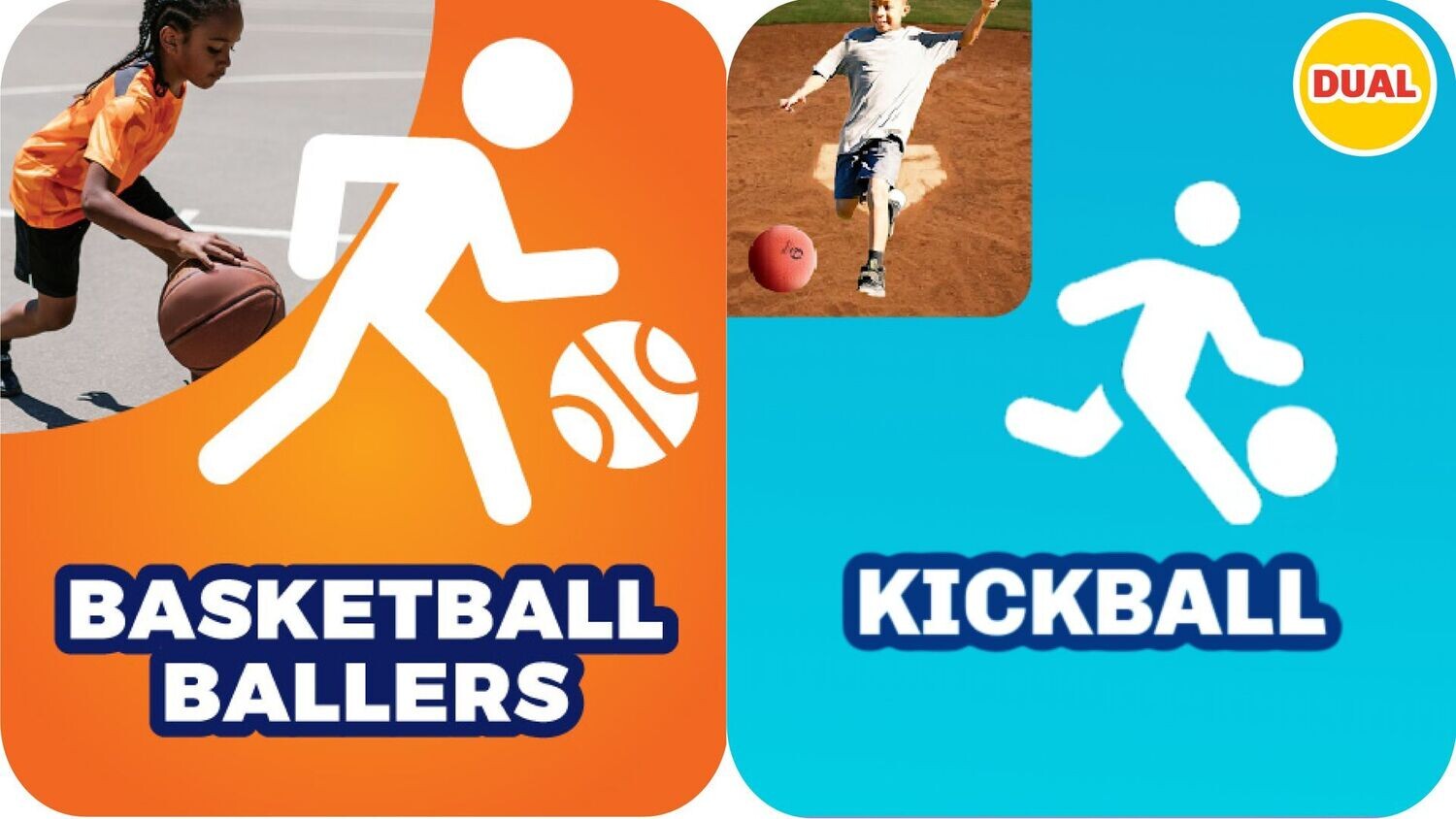 Basketball-Kickball Dual Program: Spring 2024 Payment (4 Classes)