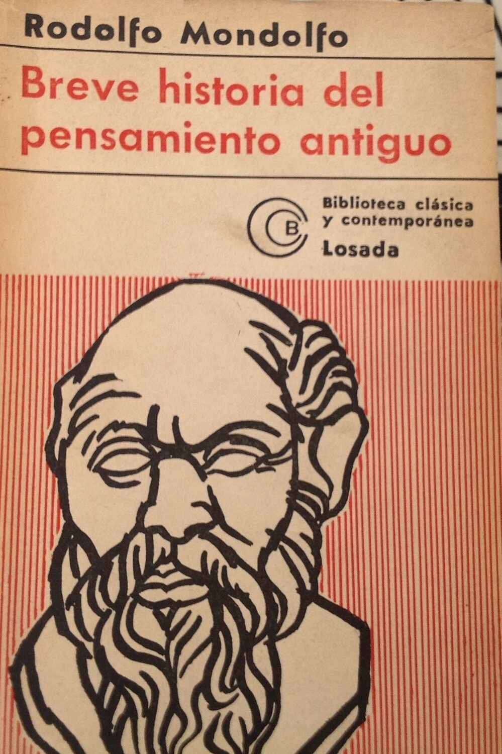 Rodolfo Mondolfo, Breve historia del pensamiento antiguo