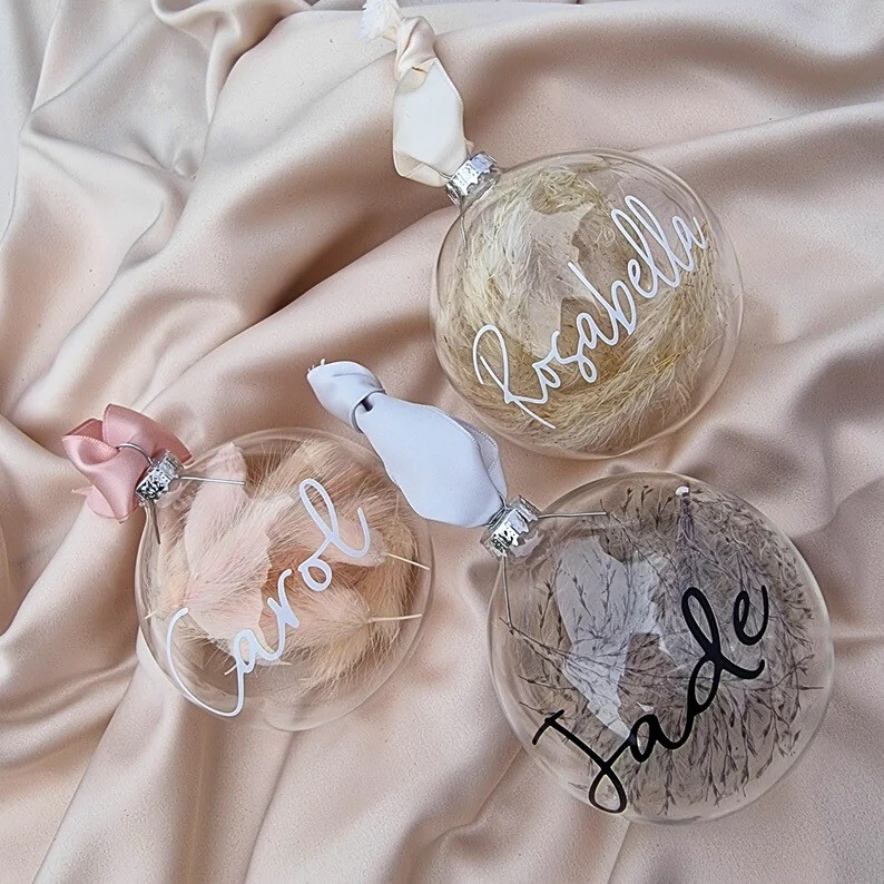 Round Fillable Bauble - 80mm