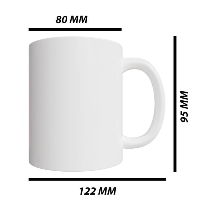 Sublim Stainless Steel Mug - White