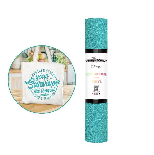Fancy Glitter Heat Transfer Vinyl - Emerald