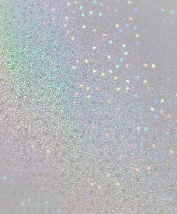 Galaxy Star Holographic Laminate Sheets
