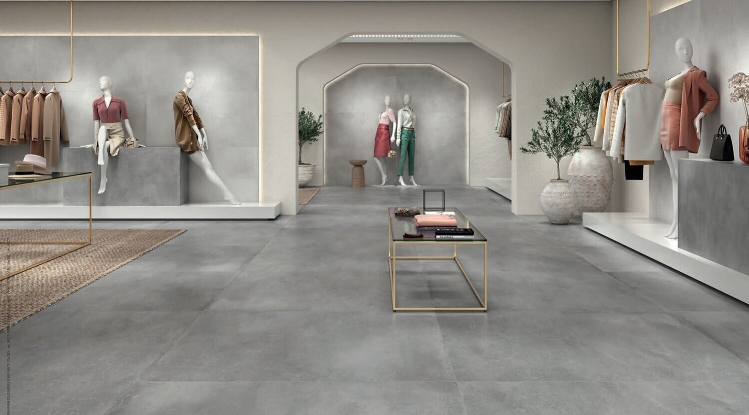 Concrete Effect Porcelain Tiles