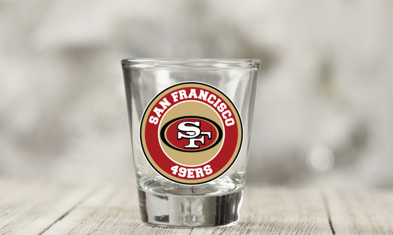49ers Shot Decal