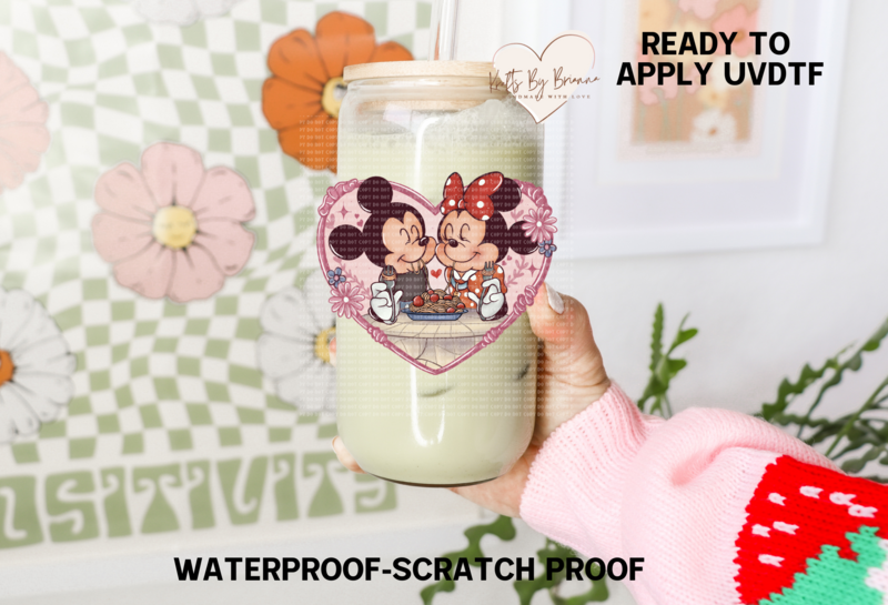 M & M HEART DECAL (EXCLUSIVE)