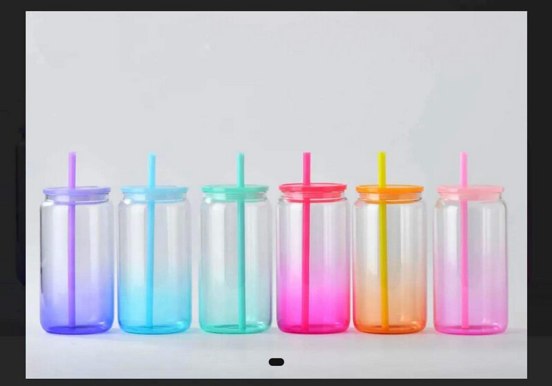 Glass Ombré Cups 25 Pack