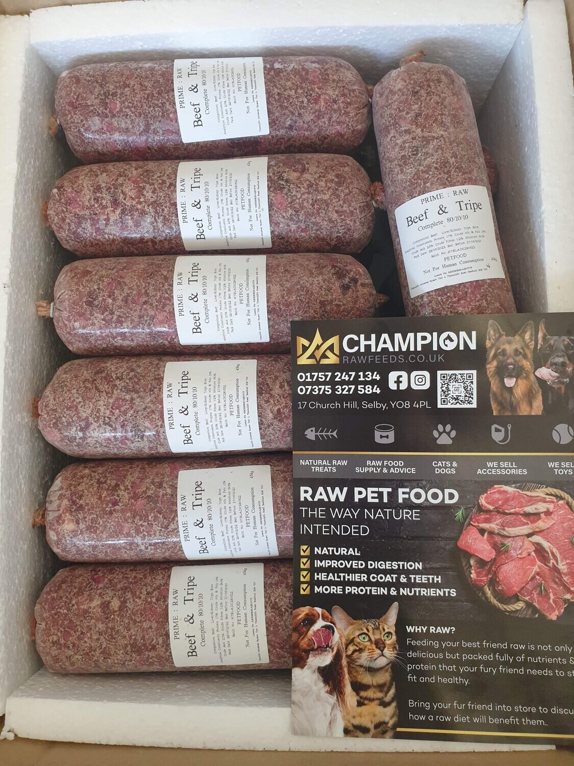 Prime Raw Beef & Tripe Complete