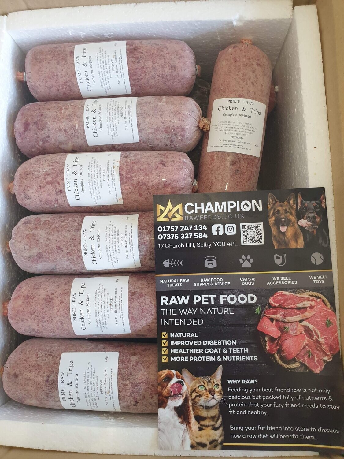 Prime Raw Chicken & Tripe Complete