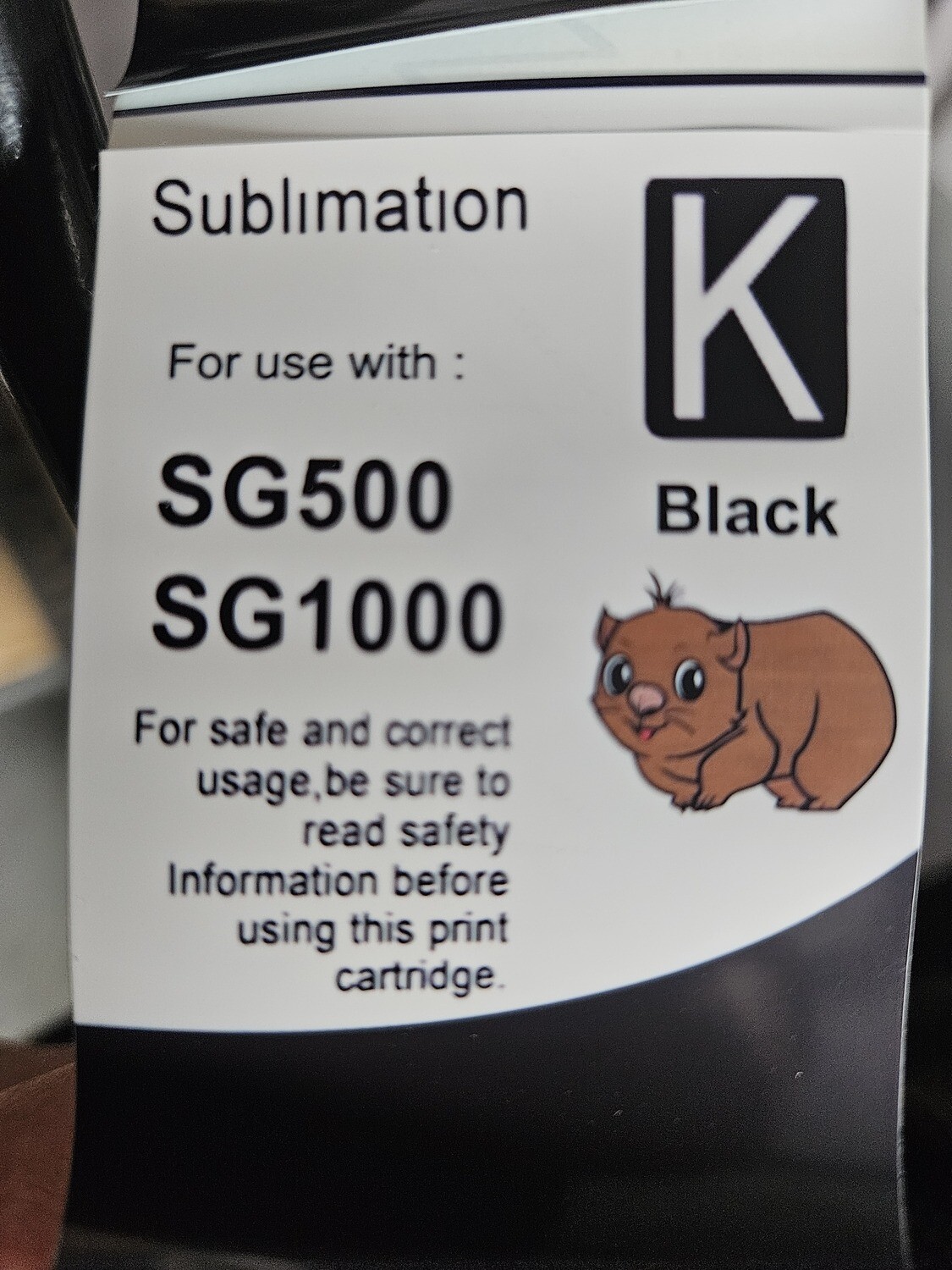 Sawgrass 500 / 1000 subljmation ink works with firmware 3.06