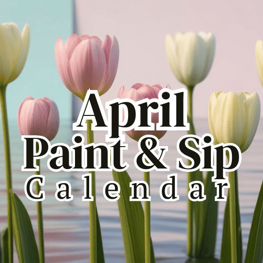 April Paint & Sip Events – Art With Alejandro, Eugene OR