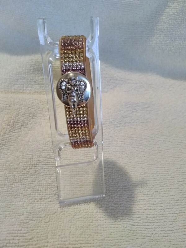 Brown Snap Button Bracelet