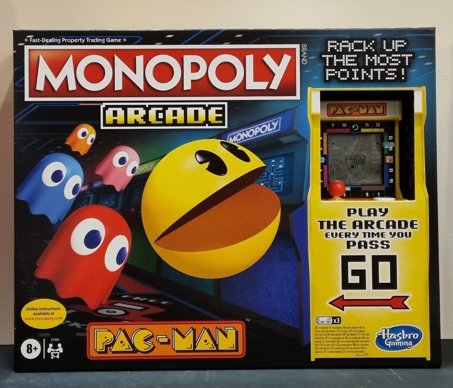 Bordspel - Monopoly - Pac-Man Arcade - Vanaf 8 jaar - 2-4 spelers
