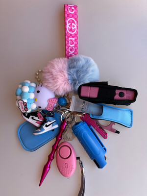 Customizable Self Defense Keychains for Women, Men and Children